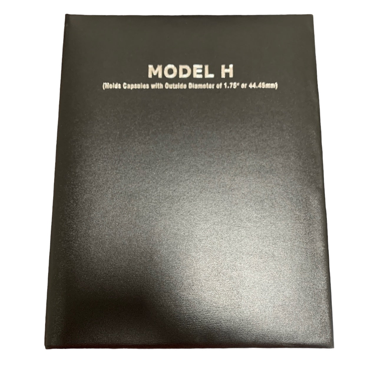 Black Leatherette Coin Capsule Album