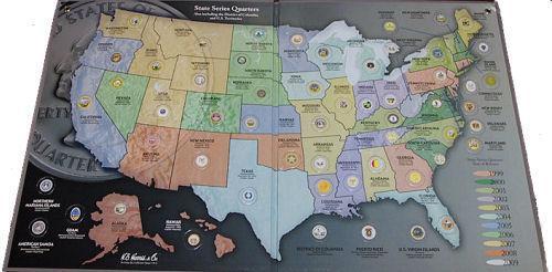 State Quarter Maps